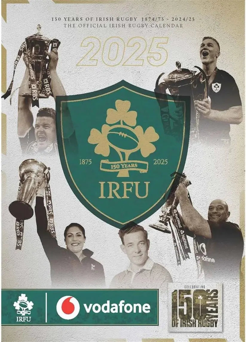 Out Now: Irish Rugby Official 2025 A3 Calendar - Zhivago Gifts