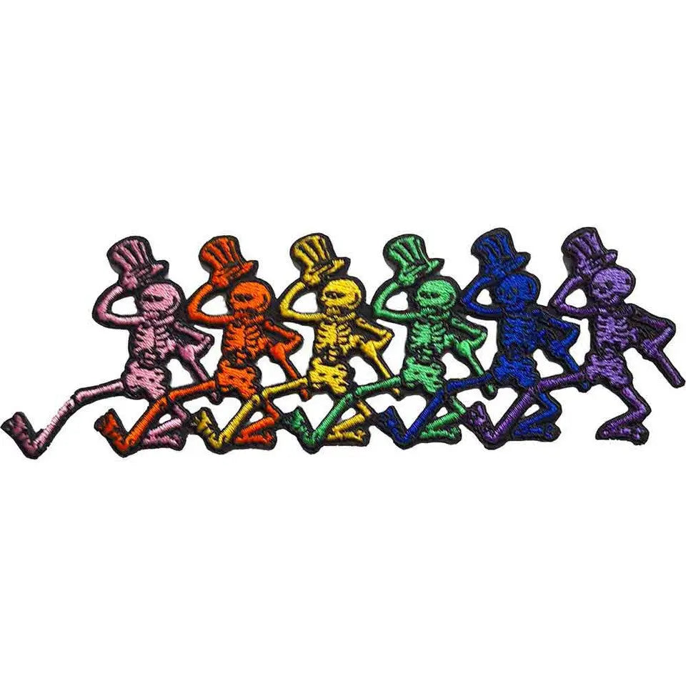 Grateful Dead Patch Dancing Skeletons – Zhivago Gifts